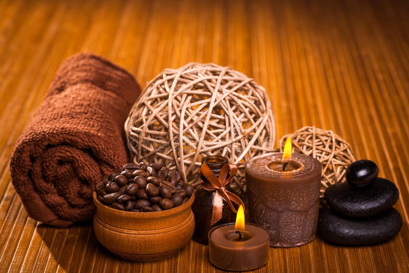 Chocolate Spa stock image. Image of body, aromatherapy - 38277159