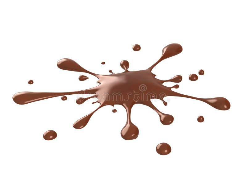 Choco Splash stock illustration. Illustration of drop - 27554554