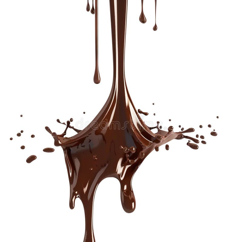 Chocolate Splash stock image. Illustration of syrup - 348123719