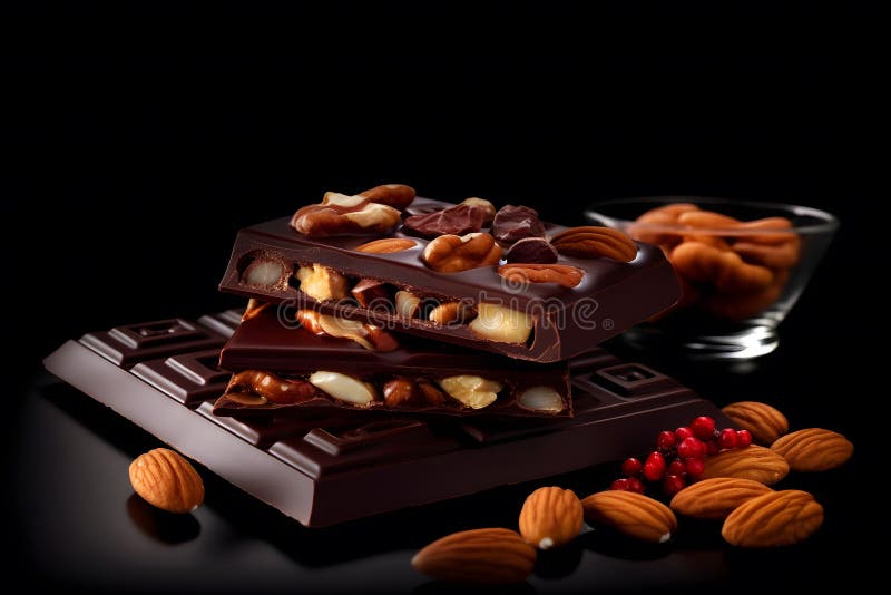 Chocolate Splash Cocoa Creative Poster. Neural Network AI Generated ...