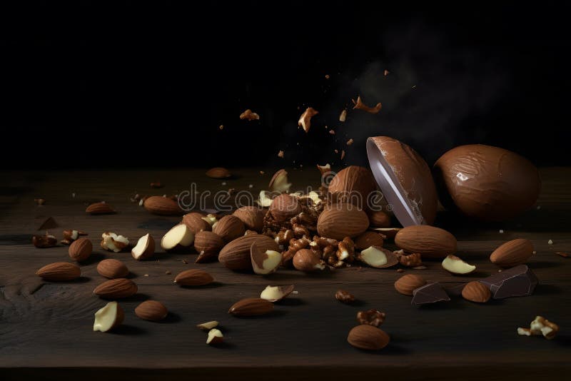 Chocolate Splash Cocoa Creative Poster. Neural Network AI Generated ...