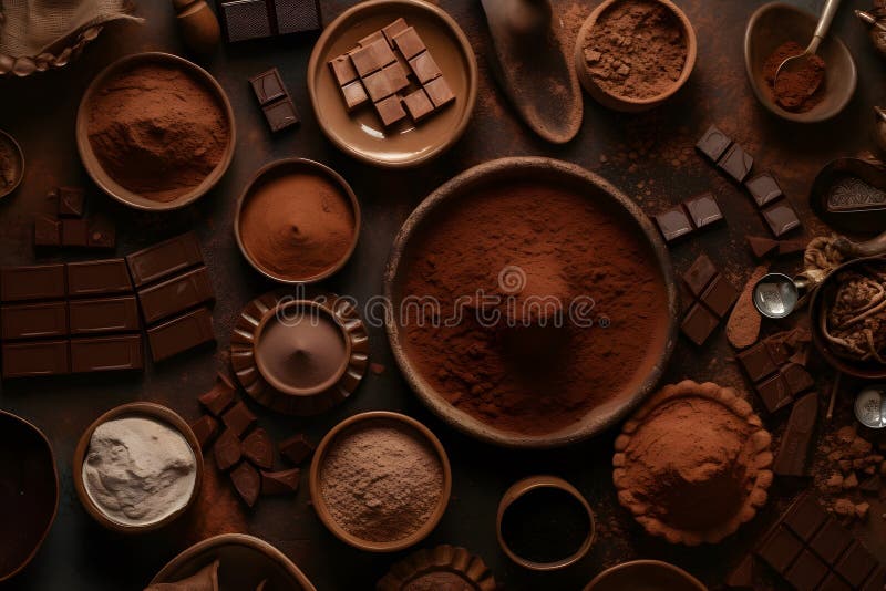 Chocolate Splash Cocoa Creative Poster. Neural Network AI Generated ...