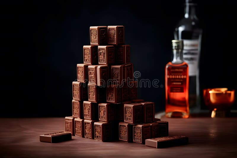 Chocolate Splash Cocoa Creative Poster. Neural Network AI Generated ...