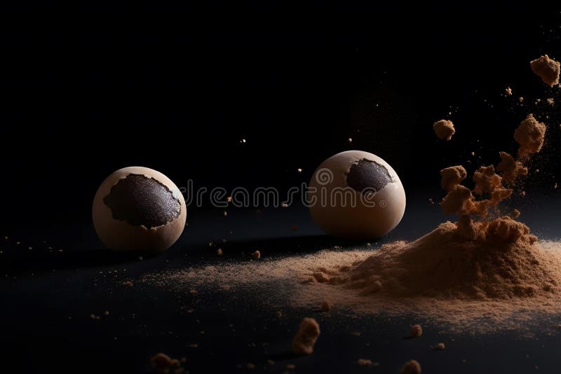 Chocolate Splash Cocoa Creative Poster. Neural Network AI Generated ...