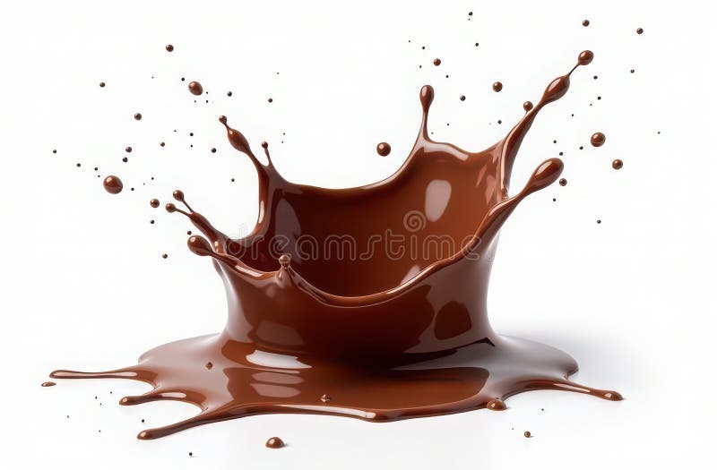 Chocolate Splash Explosion: Captivating Liquid Art in Motion Stock ...