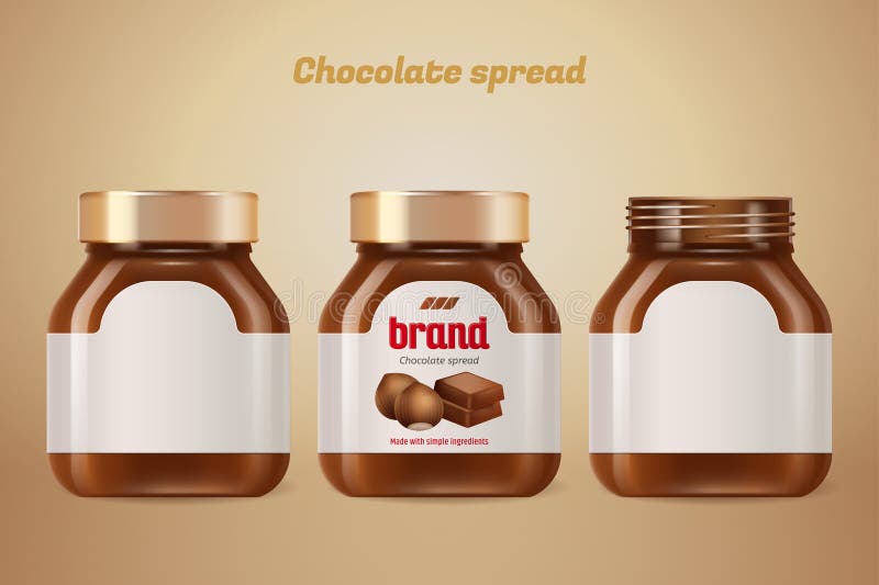 Hazelnut Chocolate Spread Label Stock Illustrations – 109 Hazelnut ...