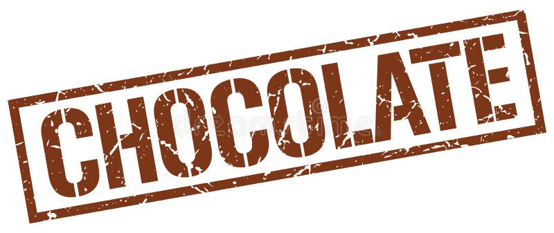 Chocolate stamp stock vector. Illustration of quality - 122012513