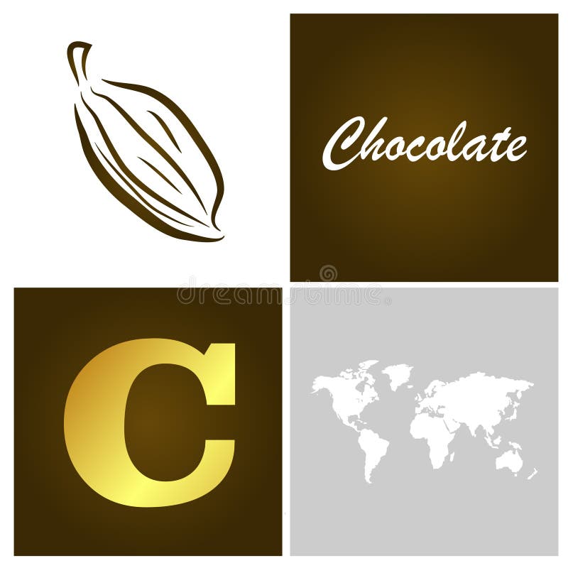 One chocolate square piece stock vector. Illustration of dessert ...