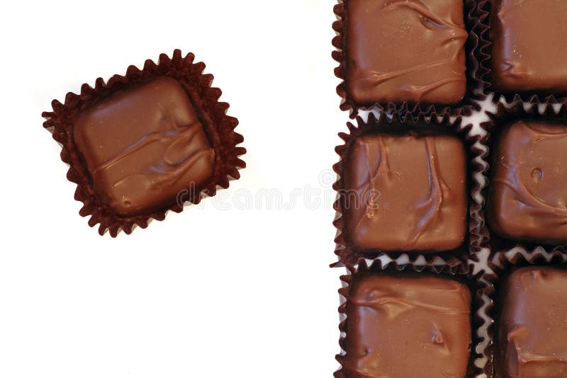 Chocolate squares stock photo. Image of cocoa, snack, flavor - 1533172