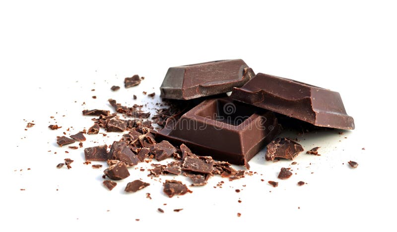 Chocolate squares stock photo. Image of nutritious, crunchy - 27578860