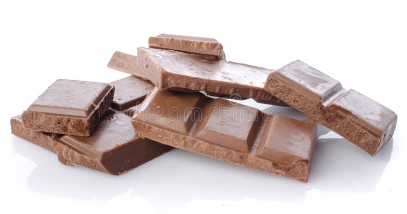Chocolate squares stock image. Image of food, square - 58373653
