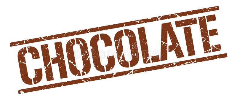 Chocolate stamp stock vector. Illustration of label - 122021375
