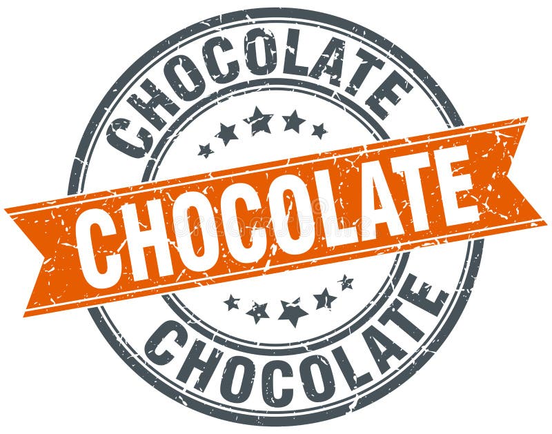 Chocolate stamp stock vector. Illustration of scratched - 120322431