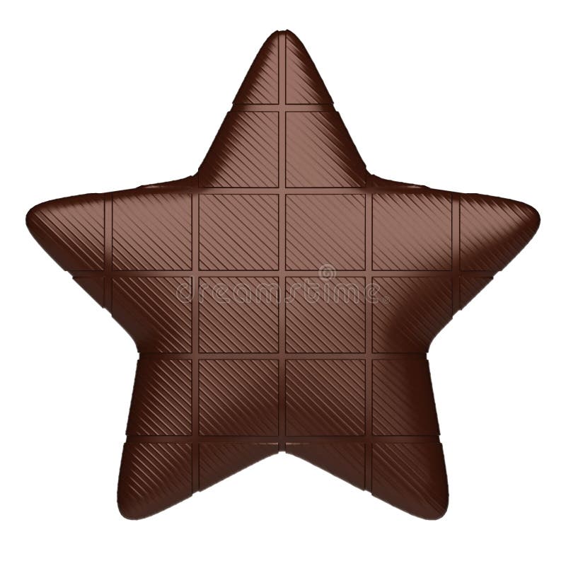 Chocolate star stock photo. Image of christmas, sweet - 35763334