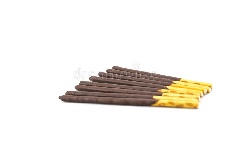 Chocolate stick delicious. stock photo. Image of store - 114392120