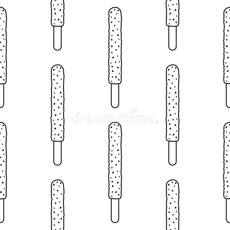 Chocolate Sticks Vector Day Line Pattern Textile Stock Vector ...