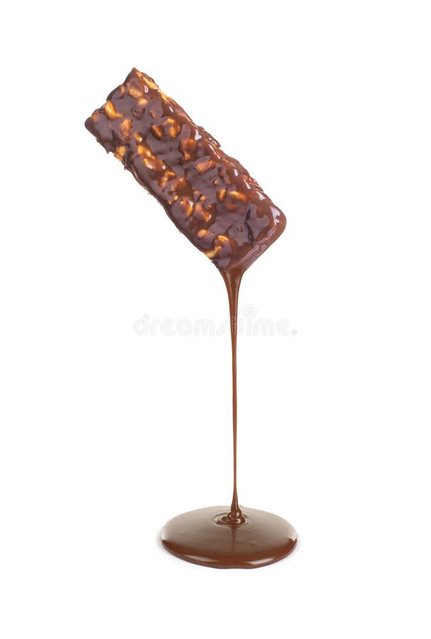 Hot chocolate stream stock photo. Image of isolated, flowing - 18254846