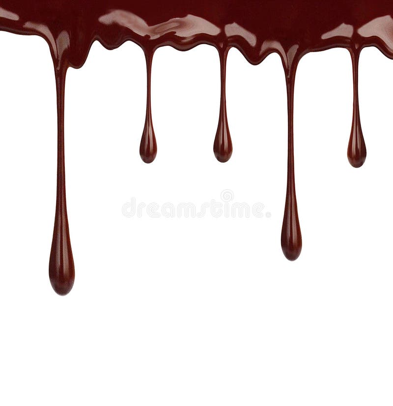 Melted chocolate dripping stock image. Image of cookies - 111826099