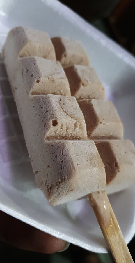 Chocolate Style White Magic Ice-cream Candy Stock Image - Image of ...