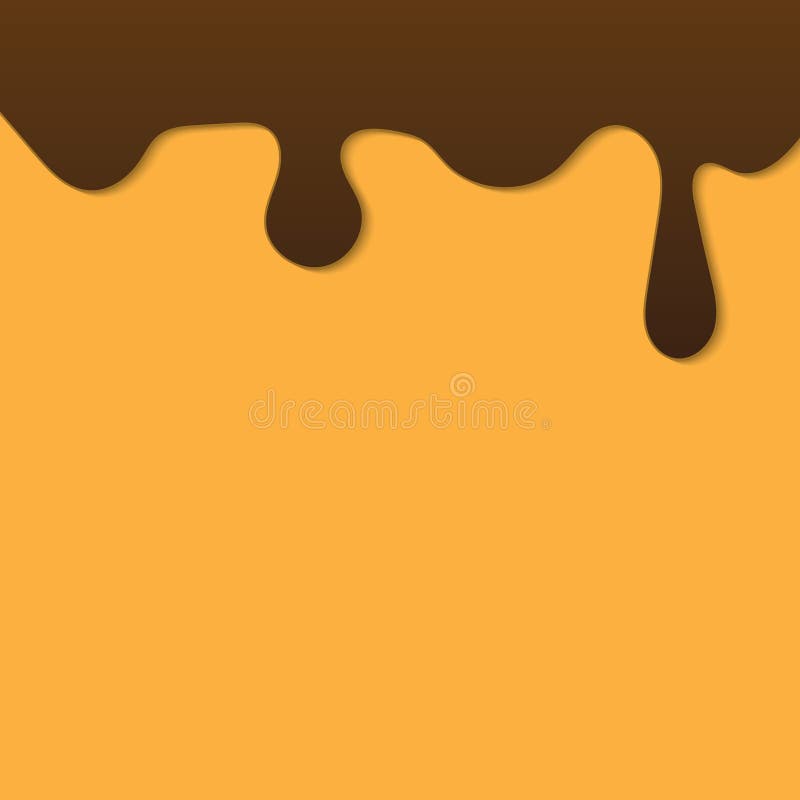 Chocolate sweet drips stock vector. Illustration of drop - 138820767