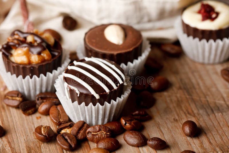 Chocolate sweets stock image. Image of dinner, cocoa - 16672809