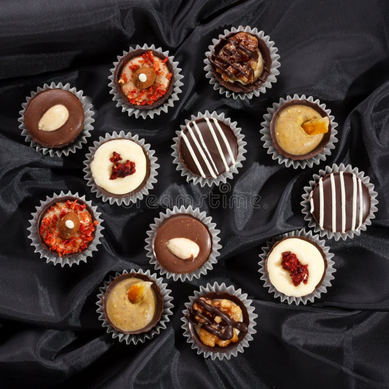 Chocolate sweets stock photo. Image of gift, present - 17766492