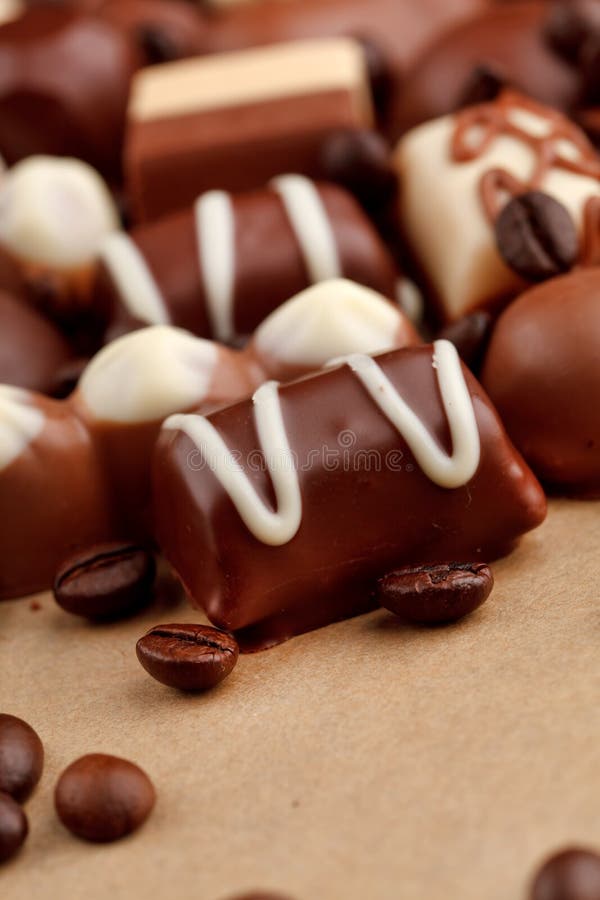 Chocolate sweets stock image. Image of delicious, bonbon - 19010793