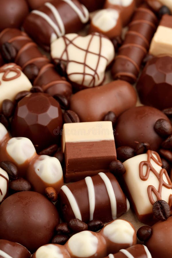 Chocolate sweets stock image. Image of calorie, cocoa - 19011961
