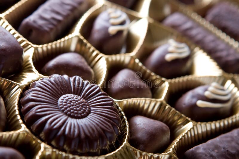 Chocolate sweets stock image. Image of tasty, cocoa, sweetmeats - 5395241
