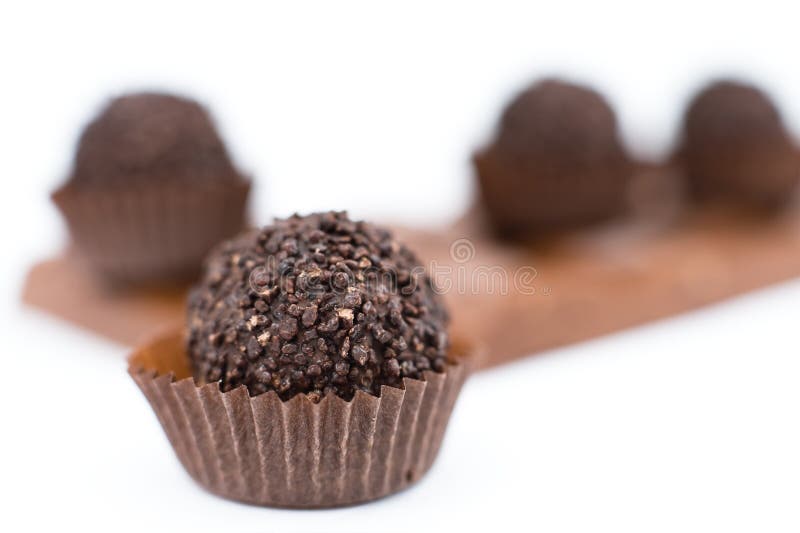 Chocolate sweets, macro stock image. Image of chocolate - 17024865