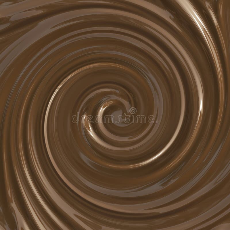 Chocolate swirl stock illustration. Illustration of melted - 12411618