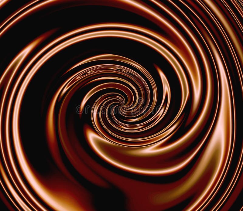 Swirling chocolate stock vector. Illustration of texture - 13545634