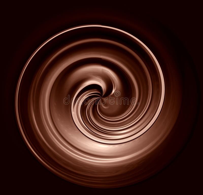 Chocolate Swirl stock illustration. Illustration of black - 34491715