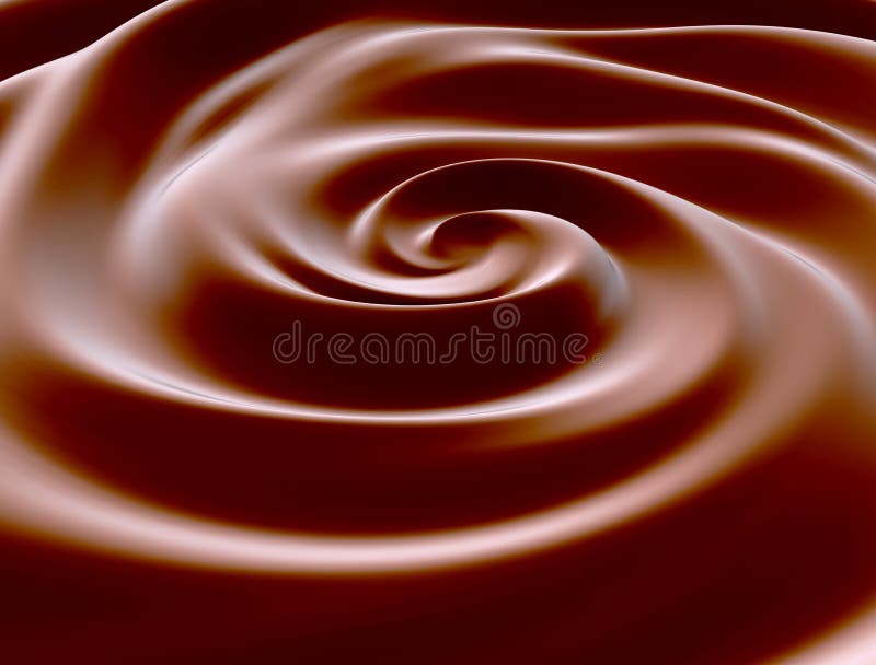 Chocolate swirl stock illustration. Illustration of smooth - 171381953