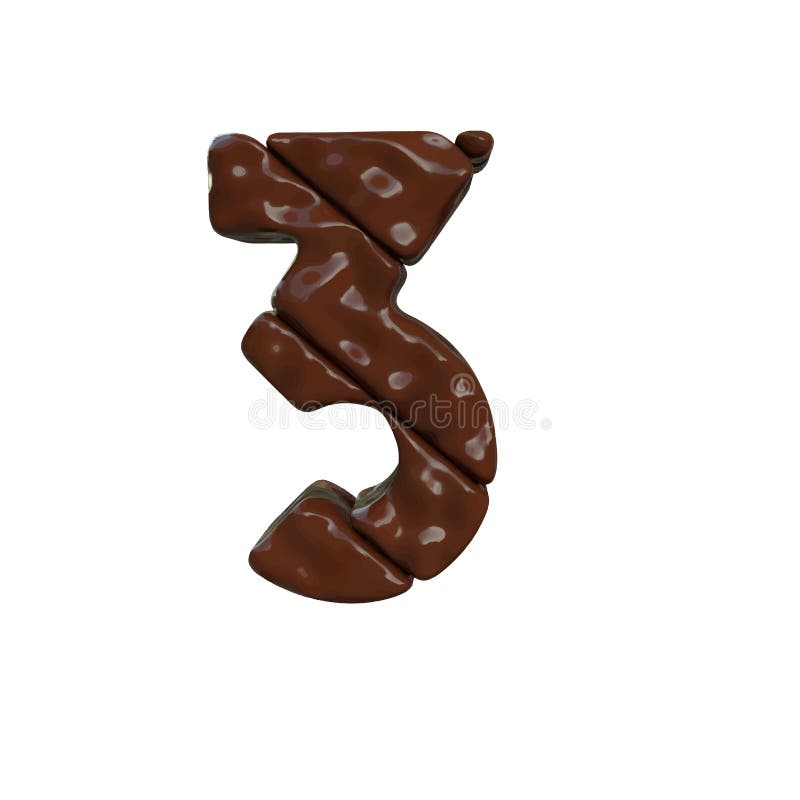 Chocolate symbol top view stock photo. Illustration of alphabet - 231292604