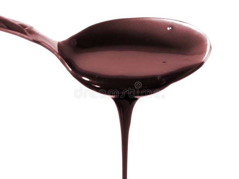 Chocolate Syrup stock image. Image of spoon, dessert, delicious - 82525