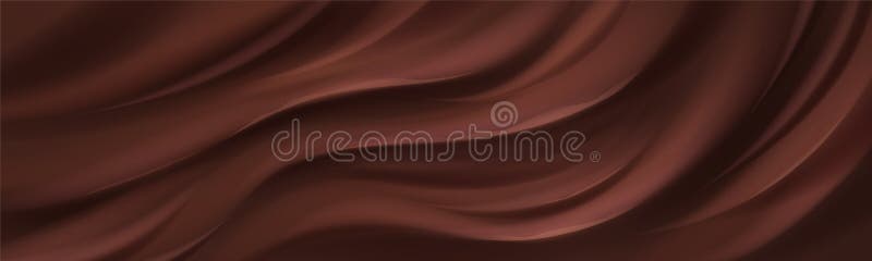 Chocolate Texture Background, Mousse Ripple Waves Stock Vector ...
