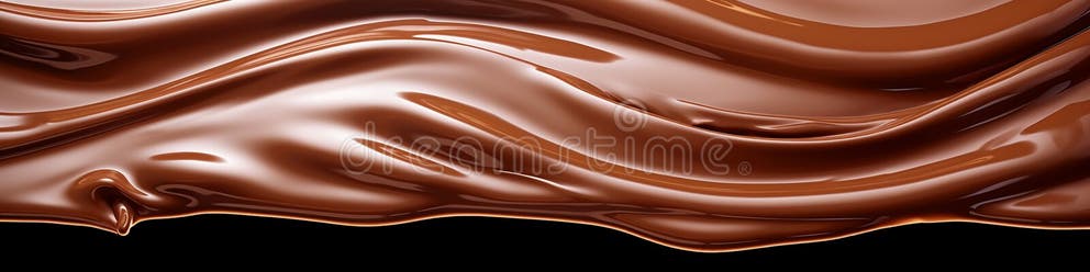 Chocolate Texture. Liquid Chocolate Close-up.Textured Dark Chocolate ...