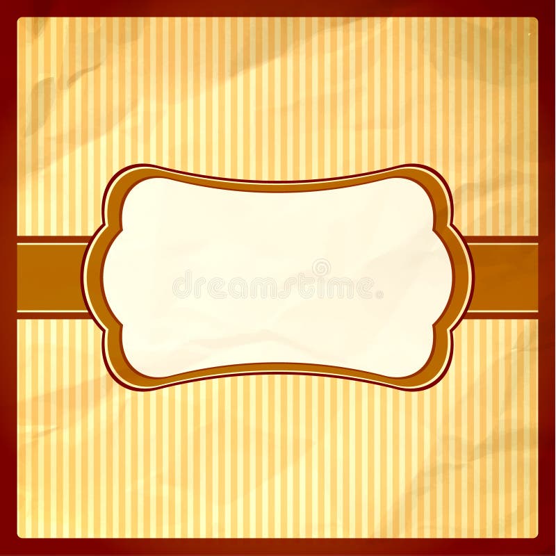 Chocolate Themed Vintage Frame Stock Vector - Illustration of cardboard ...