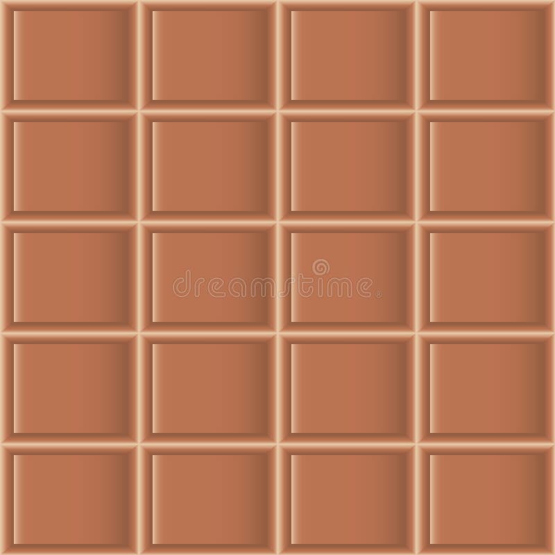Chocolate Tiles Seamless Texture Stock Vector - Illustration of dark ...