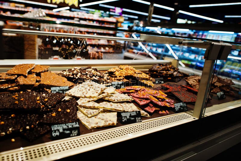 Sweets Factory. Sweets Production Process. Conveyor Belt With Sweets On ...