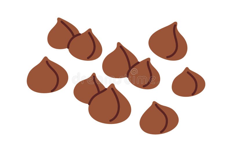 Chocolate Truffle Cartoon Sweet Dessert Stock Illustration ...