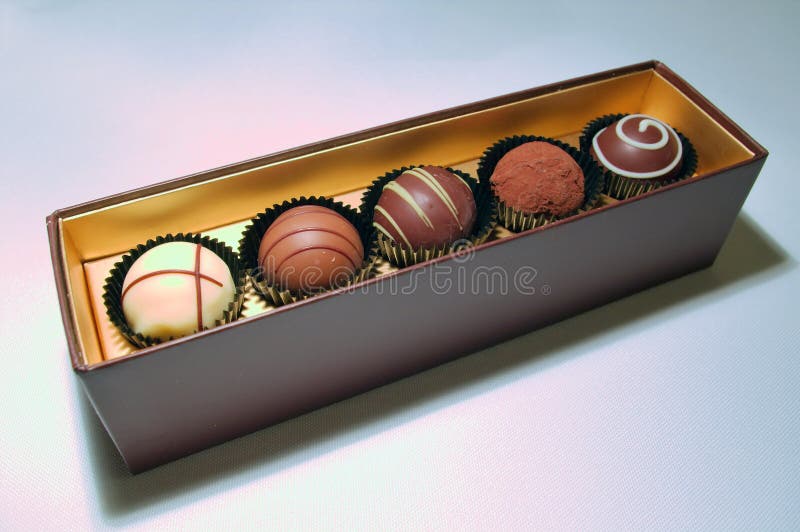 Chocolate Truffles Assortment Stock Photo - Image of selective ...