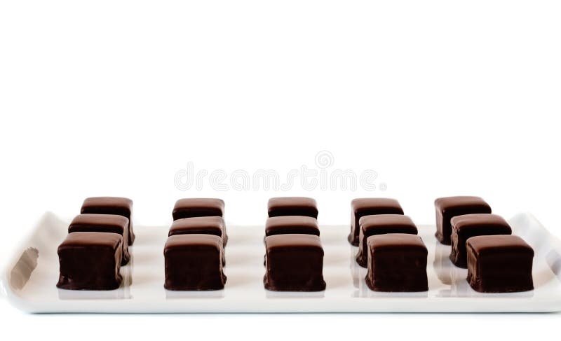 Chocolate Truffles stock photo. Image of plate, chocolate - 63569944