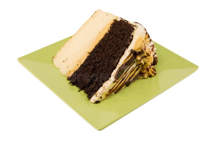3,049 Vanilla Cake Slice Chocolate Frosting Stock Photos - Free ...