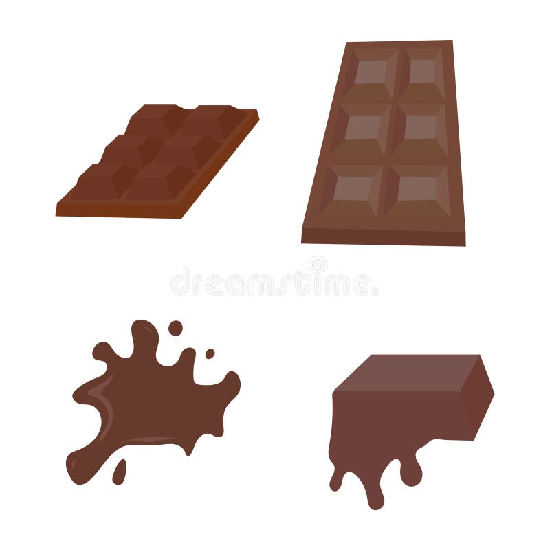 Chocolate vector icon stock illustration. Illustration of crumb - 270023421