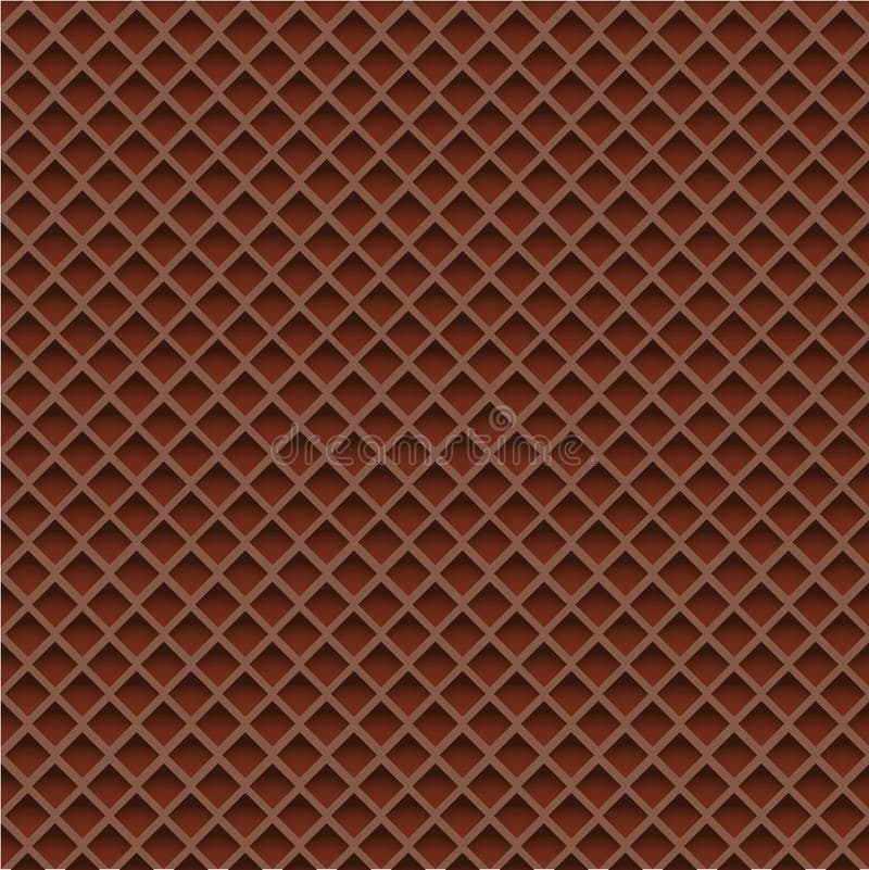 Chocolate Wafer Background. Vector Illustration Stock Vector ...