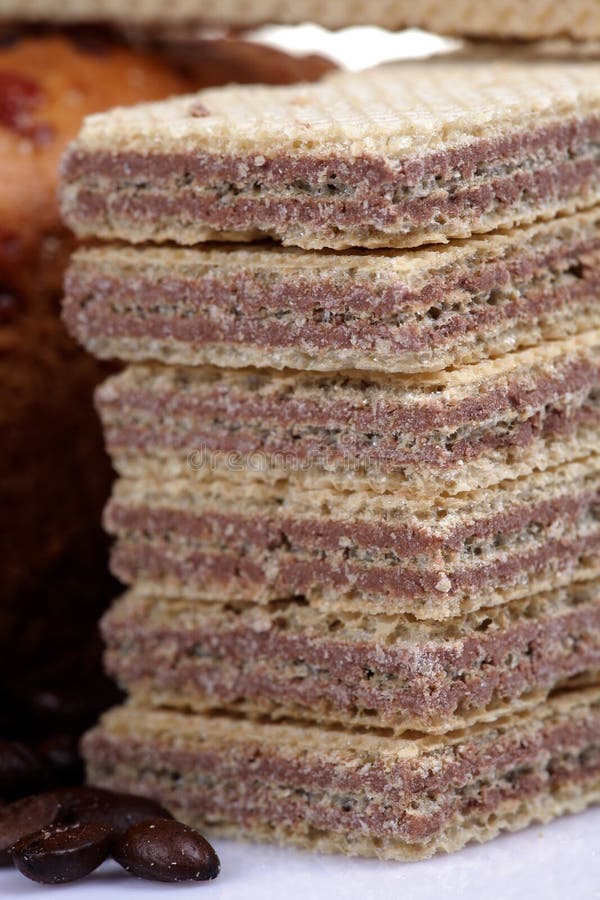 Chocolate wafers stock image. Image of crunchy, chocolate - 17993257