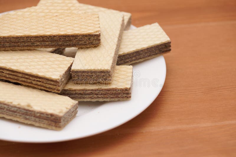 Chocolate wafers stock image. Image of crispy, filling - 28751411