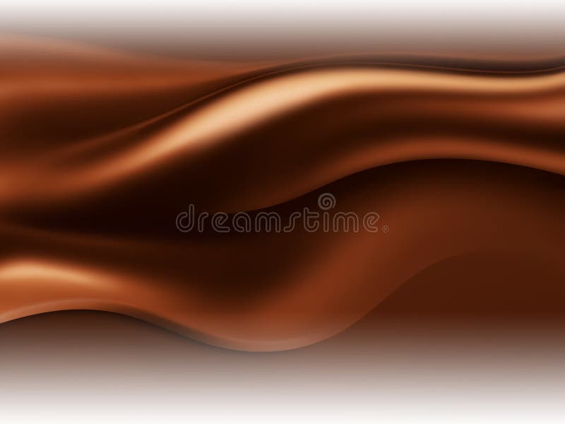 Chocolate wave stock illustration. Illustration of dark - 13391769